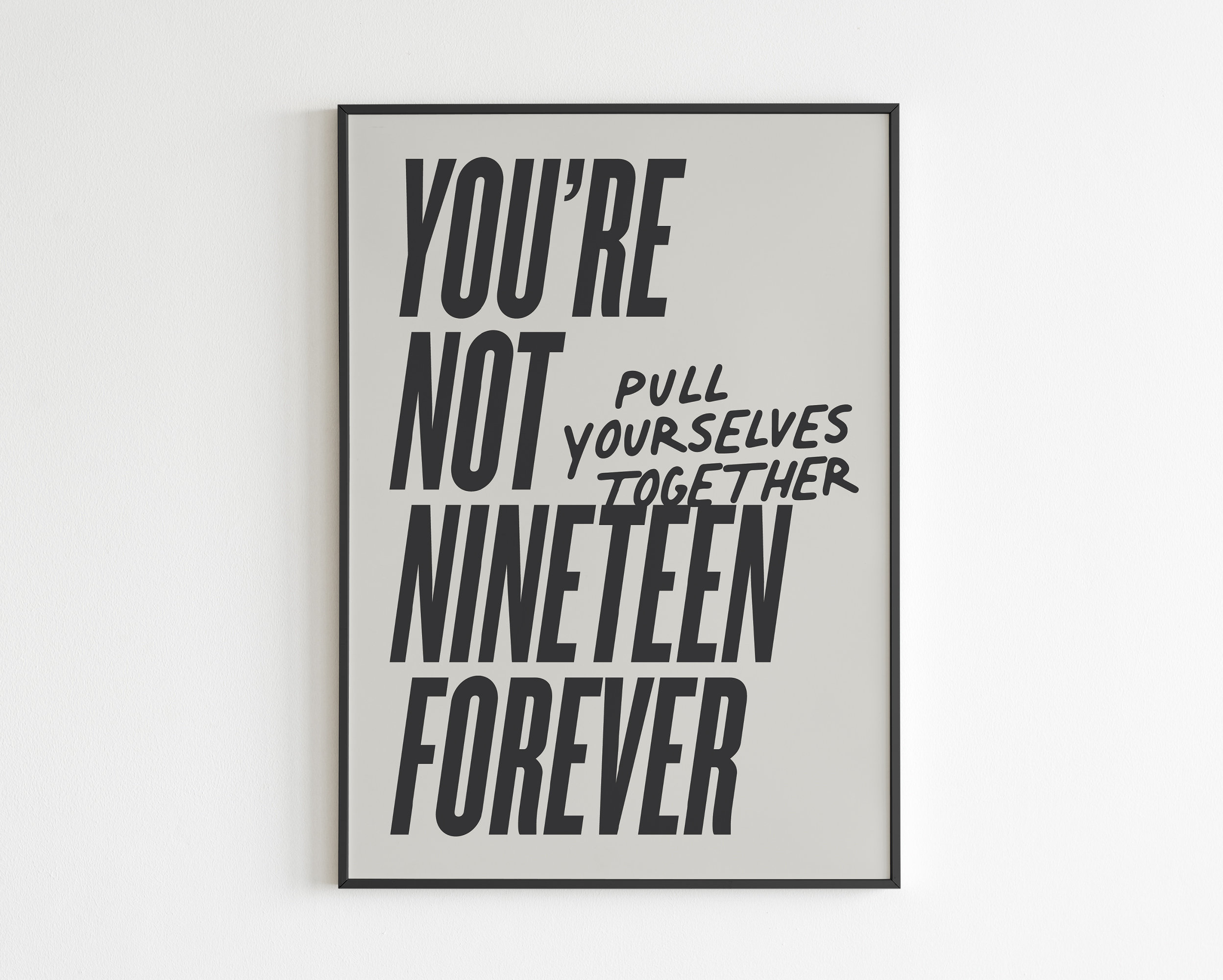 The Courteeners - You're Not Nineteen Forever - Lyrics - Music - A3 ...