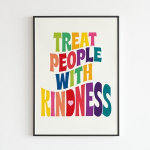 Harry Styles Treat People With Kindness Lyrics Music A3 A4 A5 Wall Art ...