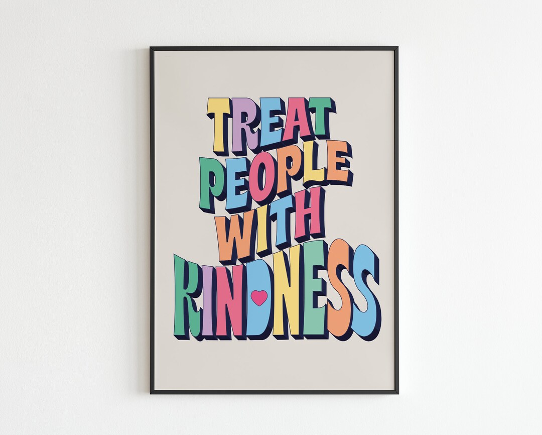 Harry Styles Treat People With Kindness Lyrics Music A3 A4 A5 Wall Art ...