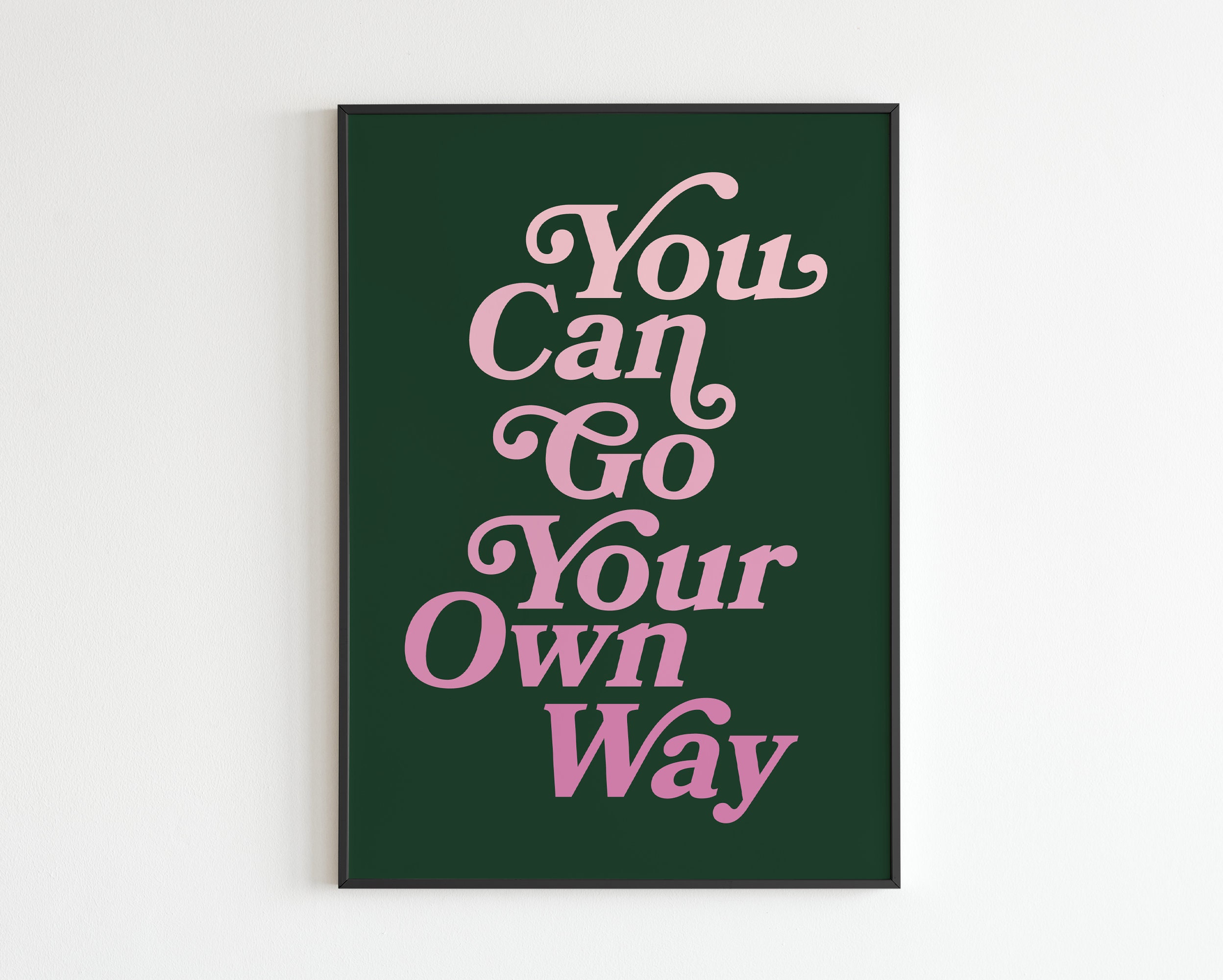 Fleetwood Mac 'go Your Own Way' Lyrics Music - Etsy UK