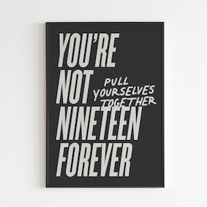 The Courteeners - You're Not Nineteen Forever - Lyrics - Music - A3 ...