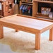 Simple Cherry & Maple Table With Two Benches - Etsy
