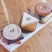 Trio Toddler Shape Stacker With 9 Wood Stacking Shapes Circles ...