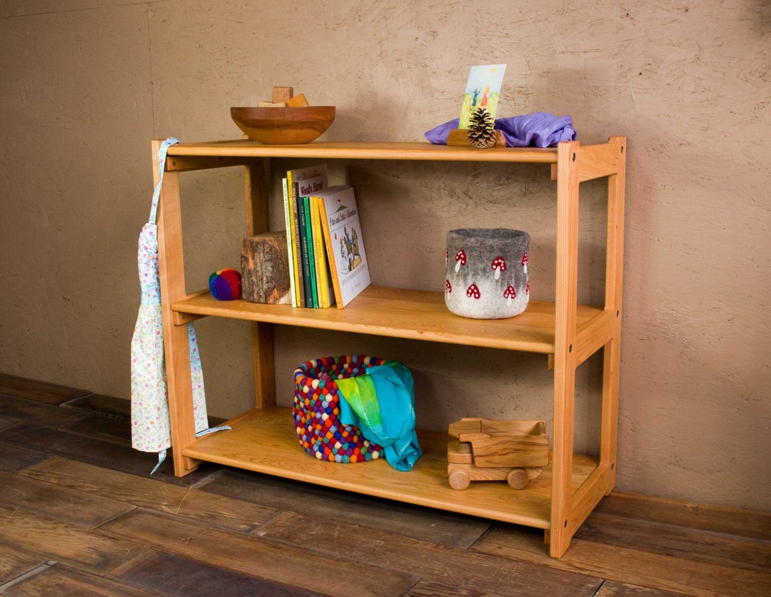 Cherry 3 or 4 Shelf Open Shelving Select 28 or 36 Lengths: Solid Wood ...