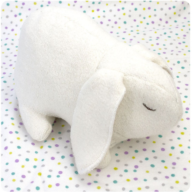 Fluffy Stuffed Bunny 100% Organic Cotton Sherpa | Etsy