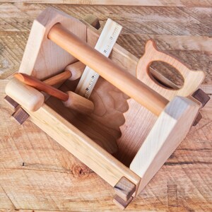 Hardwood Play Tool Box With Tools - Etsy