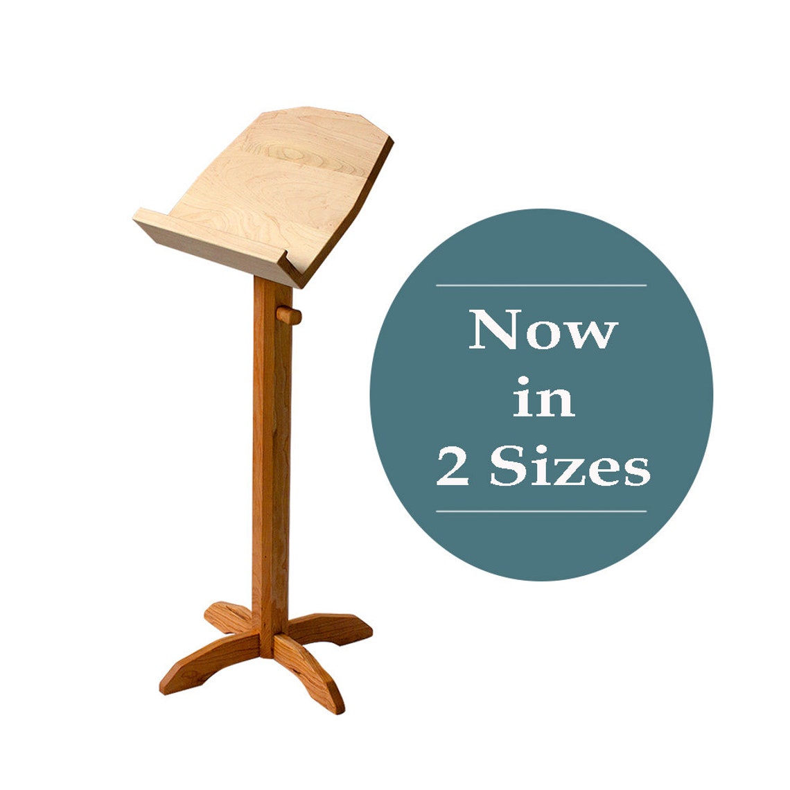 Cherry & Maple Wood Music Stand with 28 or 40 - Etsy