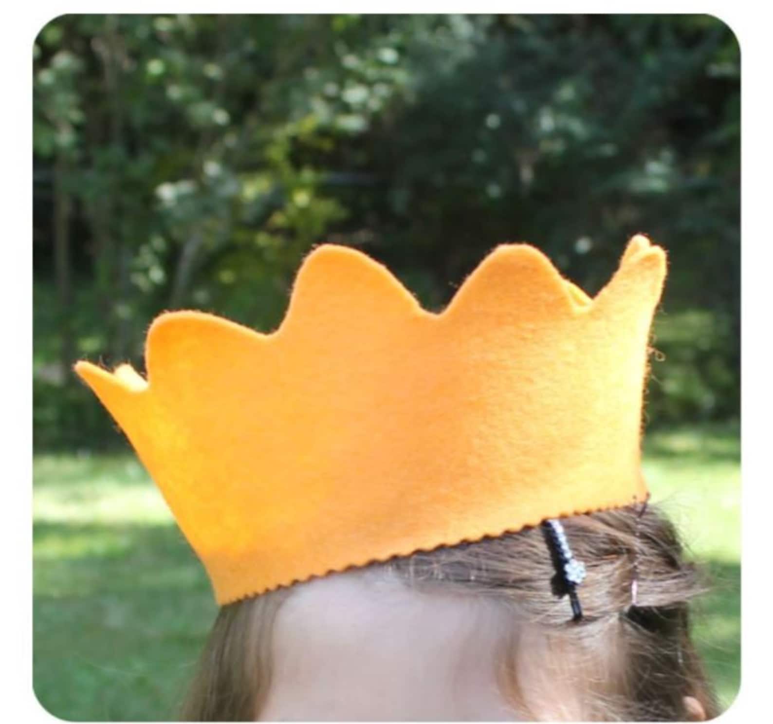 Colorful Wool Felt Crowns Set of 6 | Etsy