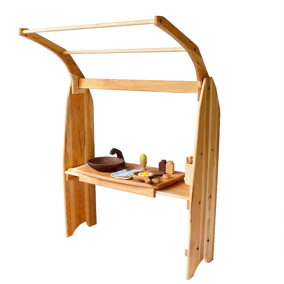 Camden Rose Large Eco Playstand Cherry Wood - Etsy