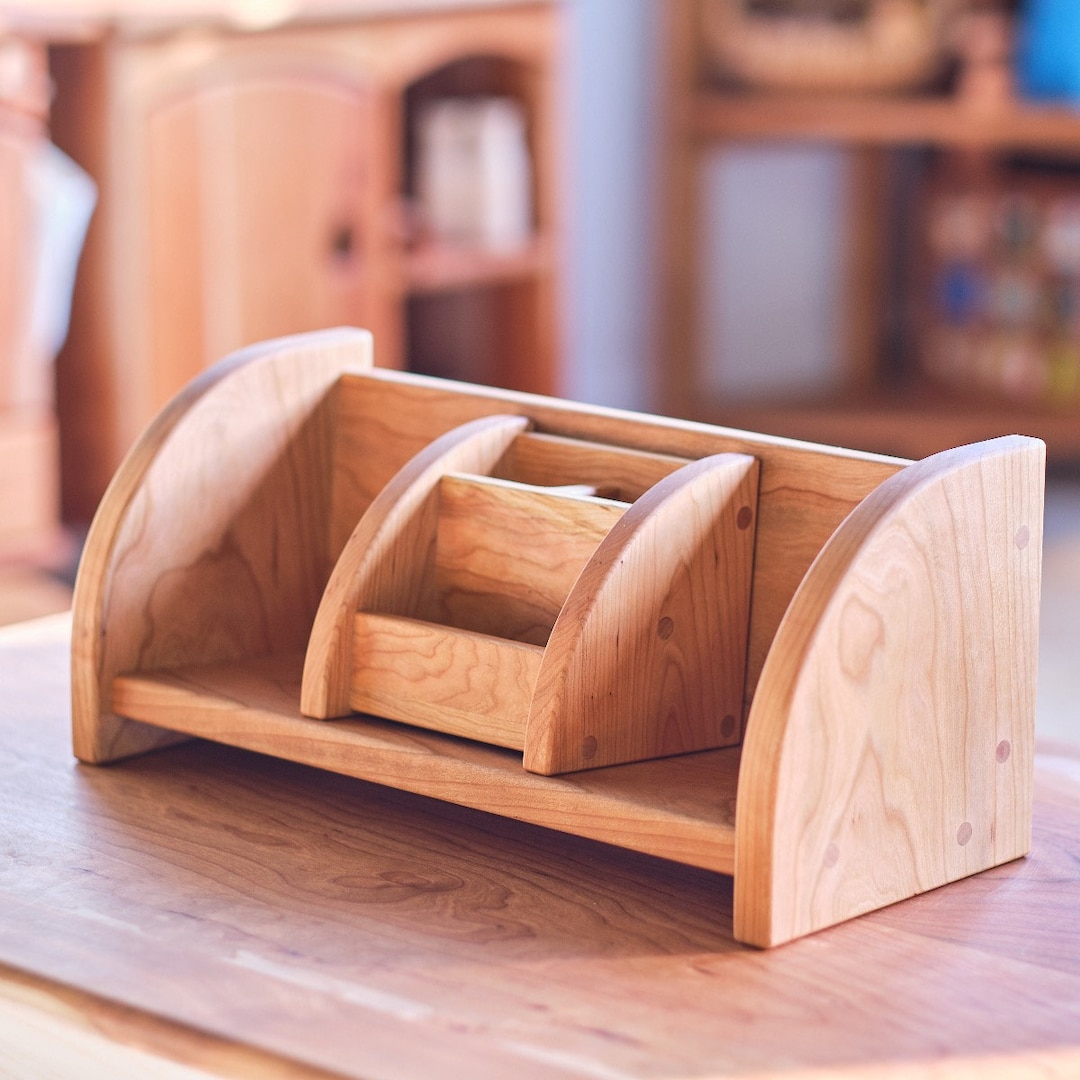 Desktop Bookshelf and Pencil / Accessory Holder Set, Accessory Holder ...