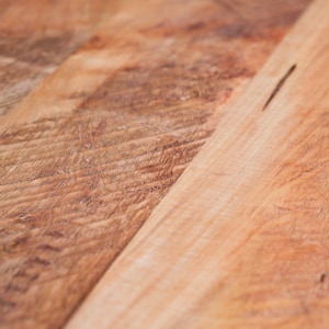 Maple Rustic Rough Sawn Table With Sturdy Legs Adult Height 42 X 28 X ...