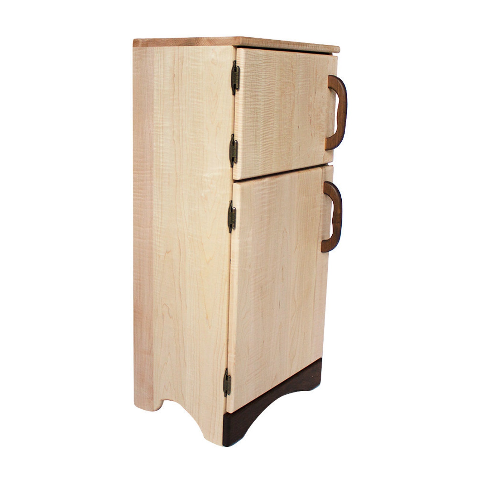 Simple Fridge Wooden Play Refrigerator Maple | Etsy