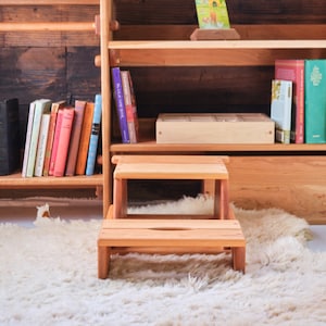 Folding Step Stool/chair (7 1/2 Inch High Seat) - Etsy