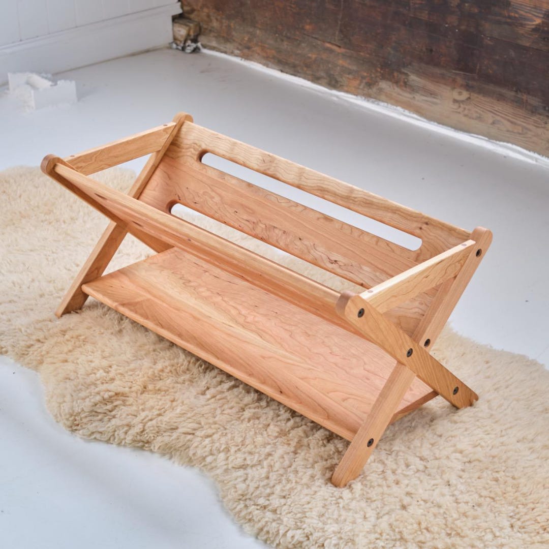Trough-style Bookcase/storage - Maple Wood or Cherry Wood - 32 X 16 X ...