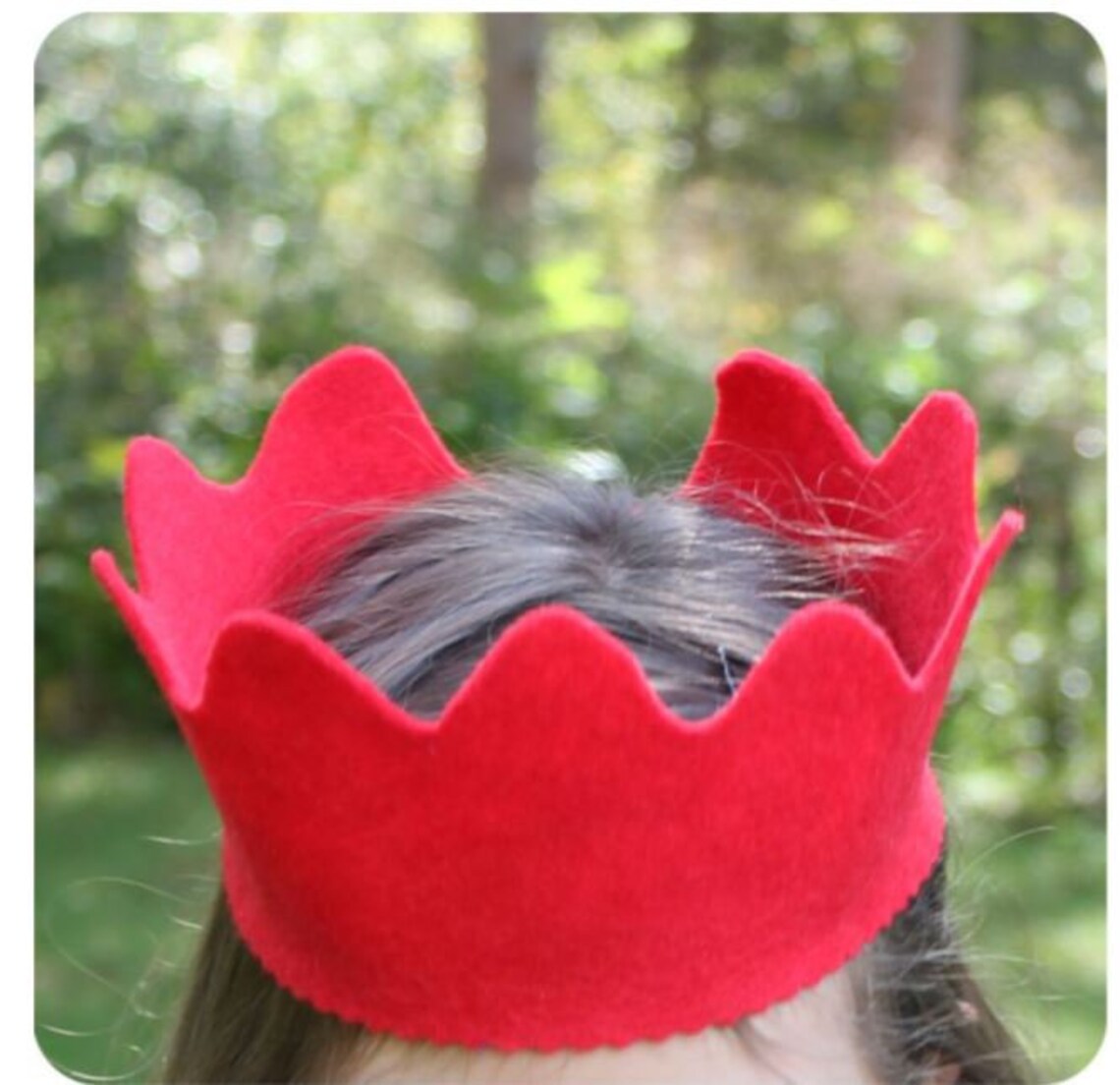 Colorful Wool Felt Crowns Set of 6 | Etsy