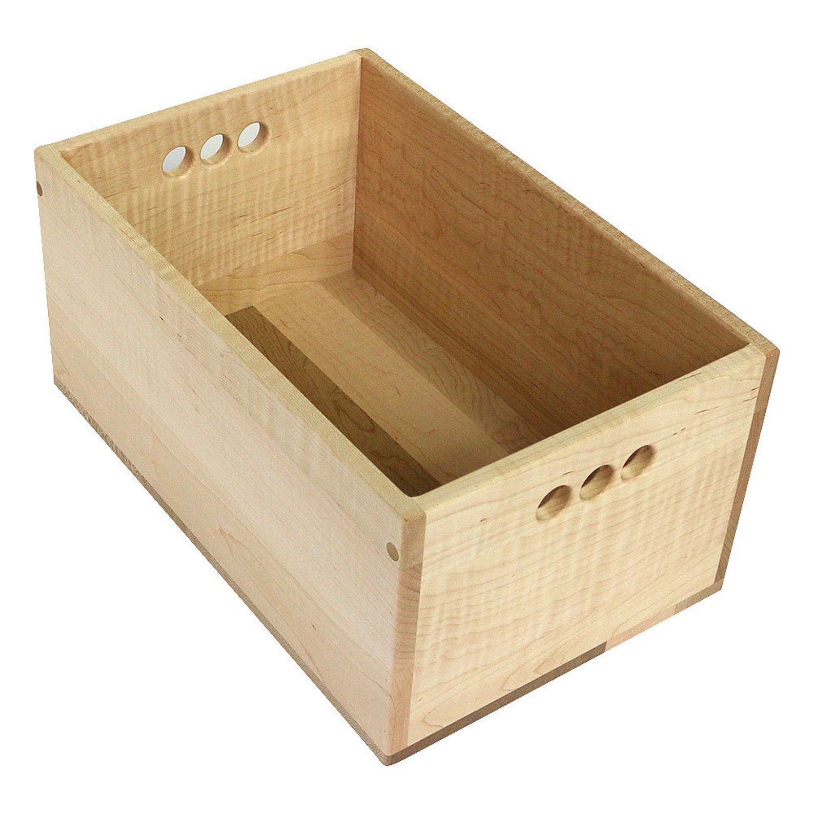 15 X 10 X 8 Maple Wooden Storage Crate With | Etsy