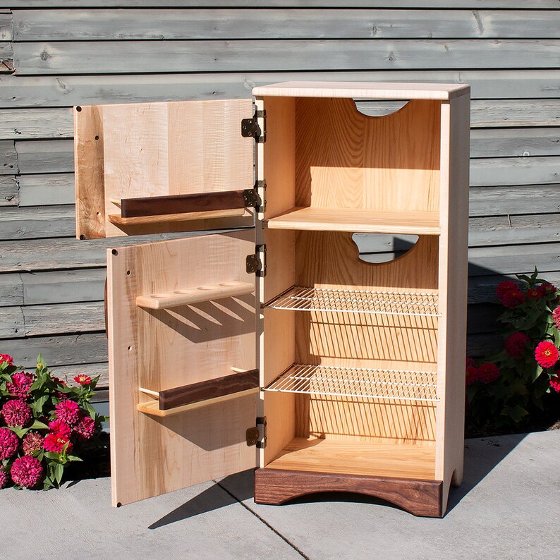 Simple Fridge Wooden Play Refrigerator Maple | Etsy