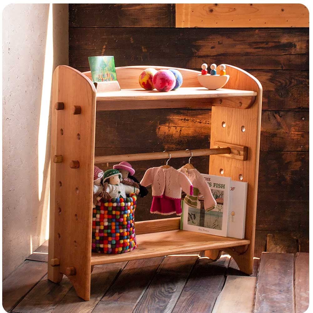 Cherry Wood Adjustable Shelving Unit/bookcase 32 Tall - Etsy