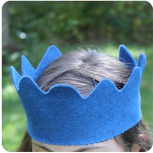 Colorful Wool Felt Crowns Set of 6 - Etsy