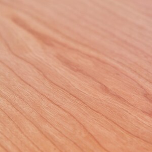 Simple Cherry & Maple Table With Two Benches - 24 1/2 X 33 X 21 3/4 ...