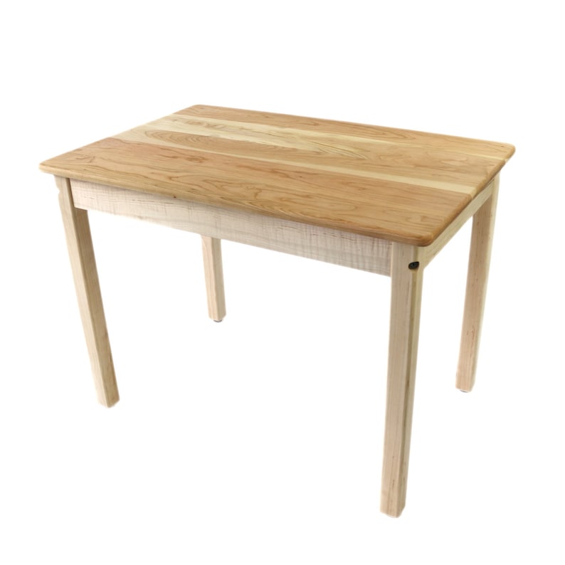 Simple Cherry & Maple Table With Two Benches - Etsy