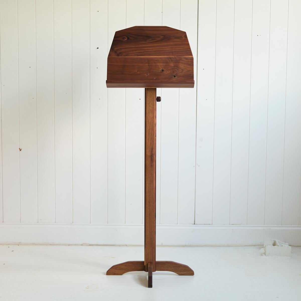 Rustic Walnut Music Stand - 28" or 40" Stem - Etsy