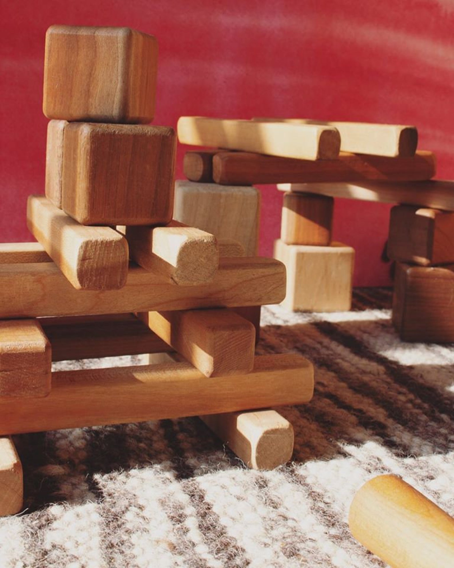 Wood Building Sticks 30 Pieces Cherry Walnut & Maple Wood - Etsy