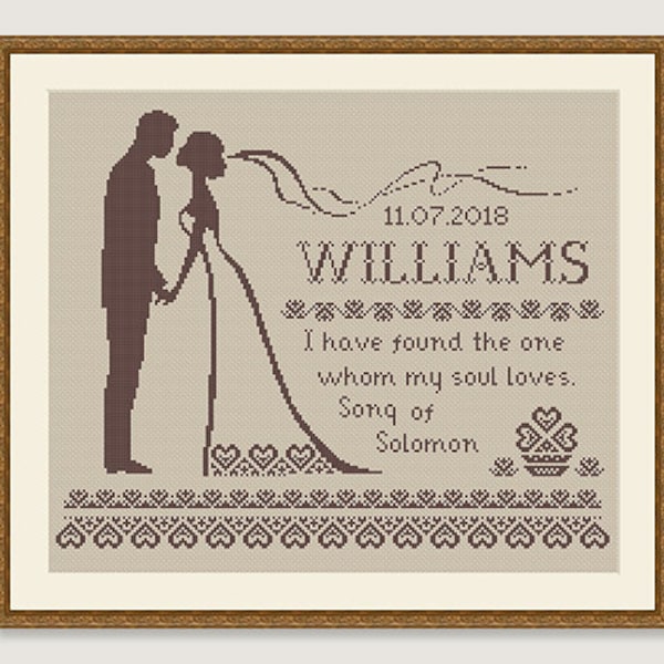 Wedding Cross Stitch Patterns - Etsy