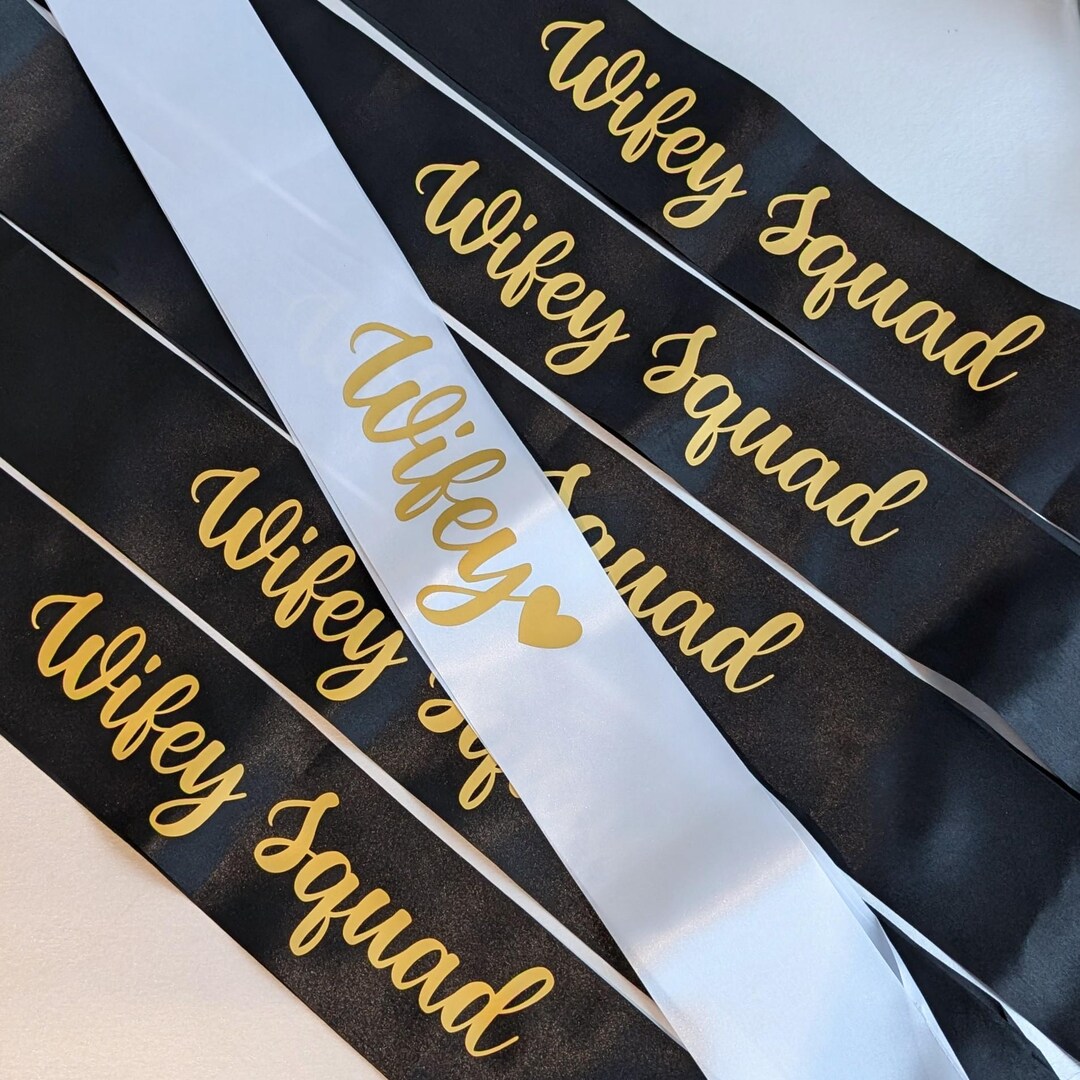 Personalised Hen Party Sashes | Bride Bridesmaid Bridal Party Sash ...