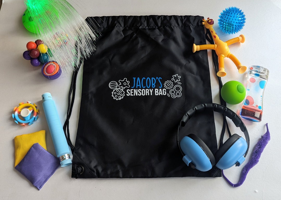 Personalised SEN Sensory Bag | Fidget Toys | Autism ADHD Tools ...