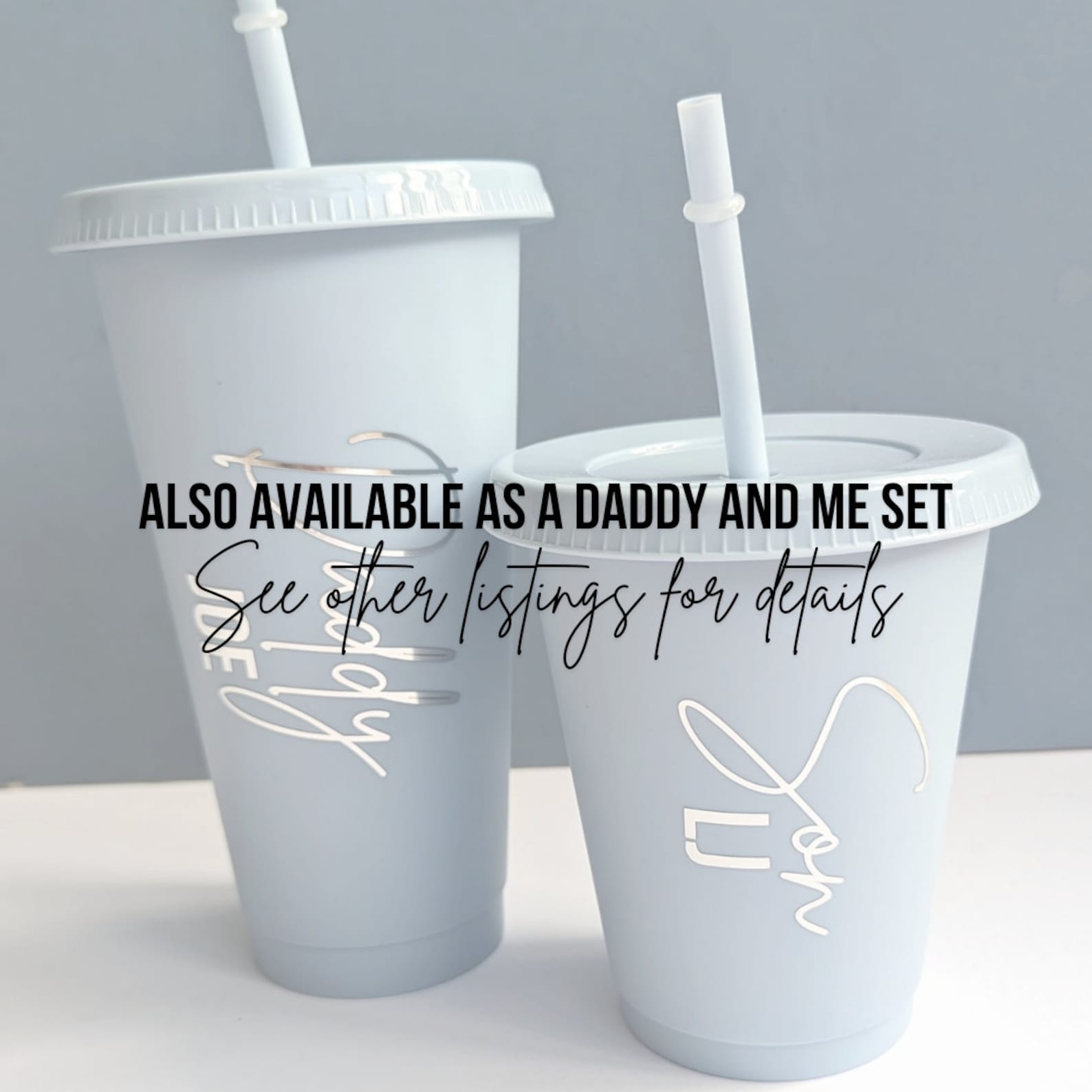 Personalised Mamma and Me Cold Cups (16oz and 24oz) | Mother and ...