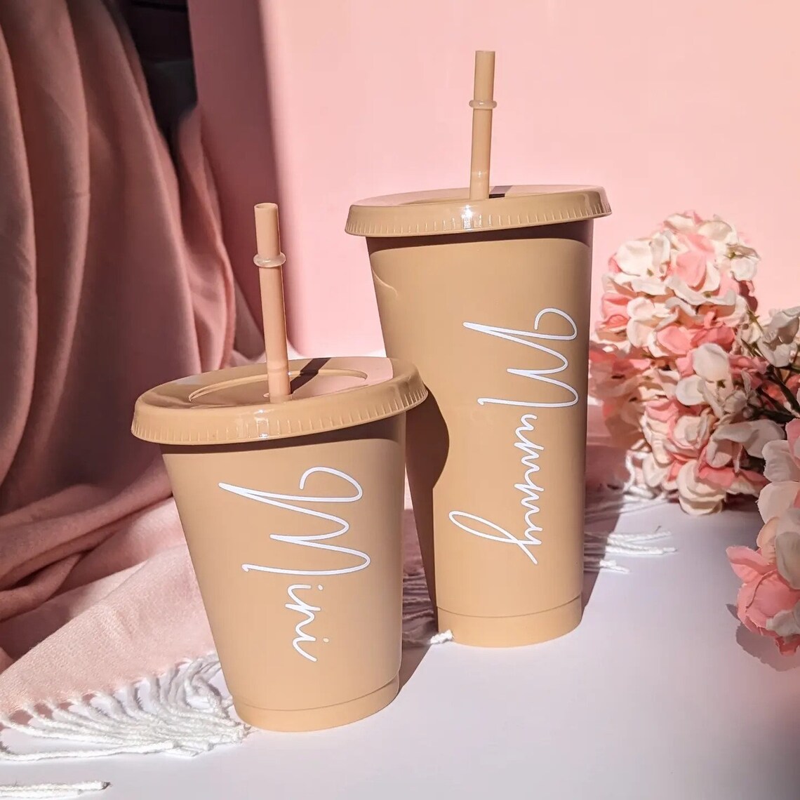 Personalised Mamma and Me Cold Cups (16oz and 24oz) | Mother and ...