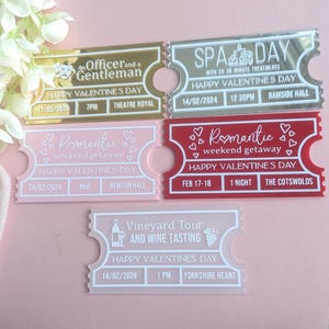 Custom Decorative Gift Ticket | Experience Gift Giving Idea ...