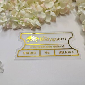 Custom Decorative Gift Ticket | Experience Gift Giving Idea ...