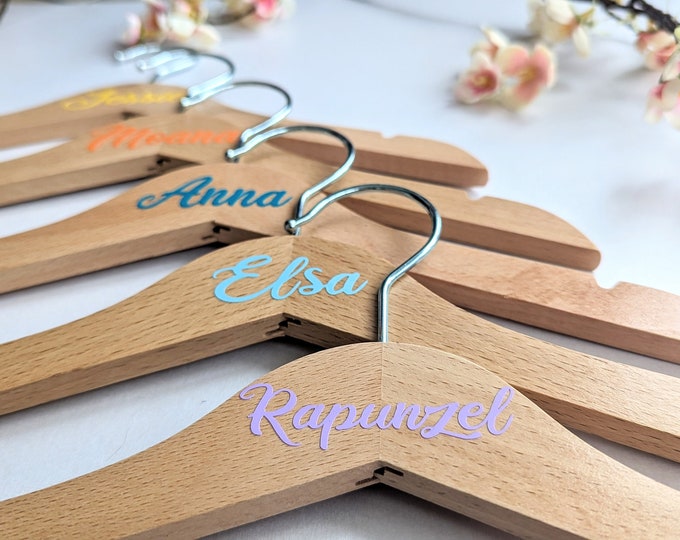 Princess Dress up Station Hangers, Disney Princess Hangers for Children ...