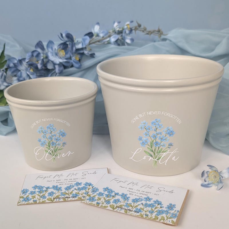 Memorial Flower Pots - Etsy UK