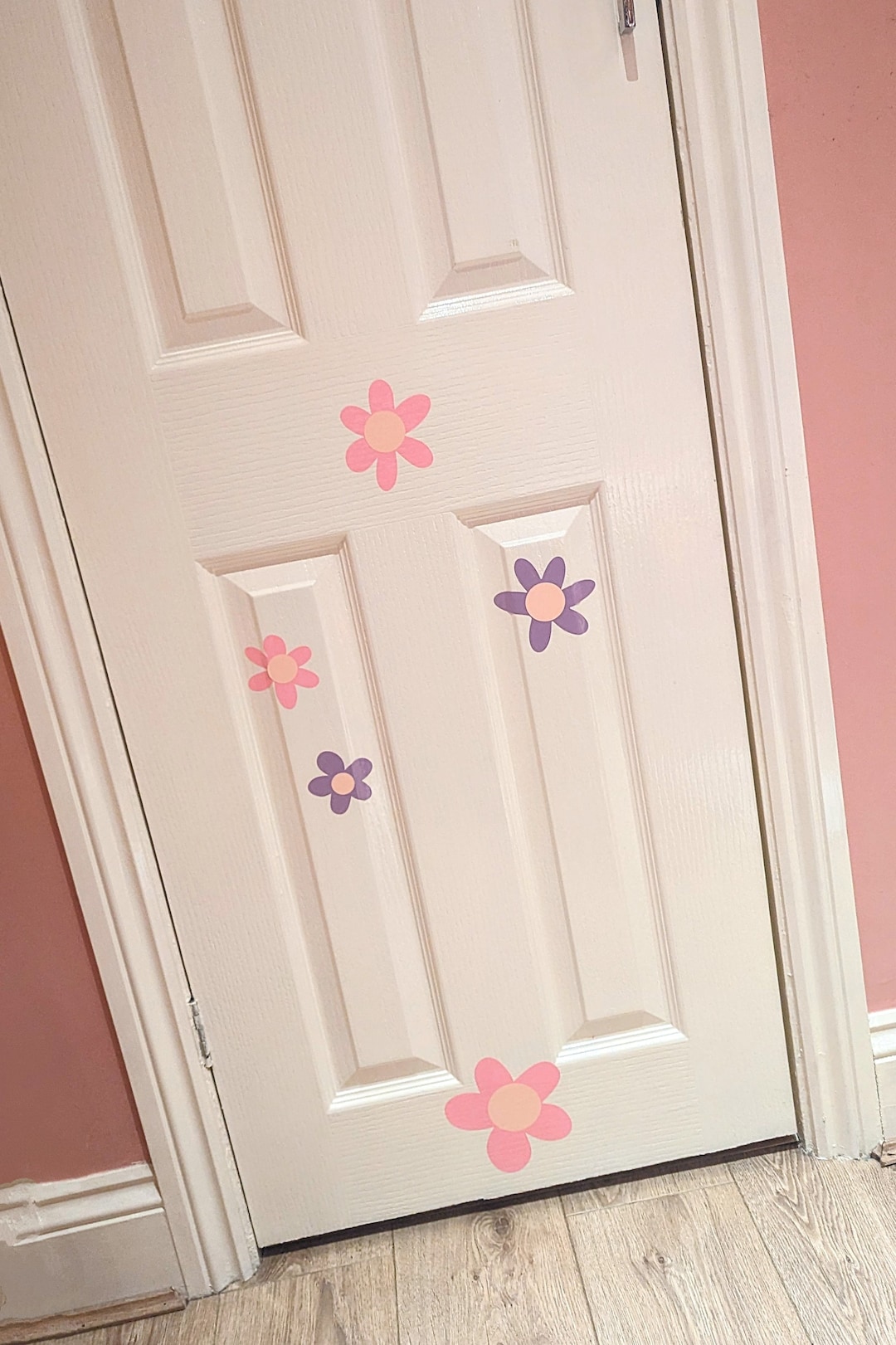 Puerta encantada / Pegatinas de puerta de flores / Inspiradas en Boo's ...