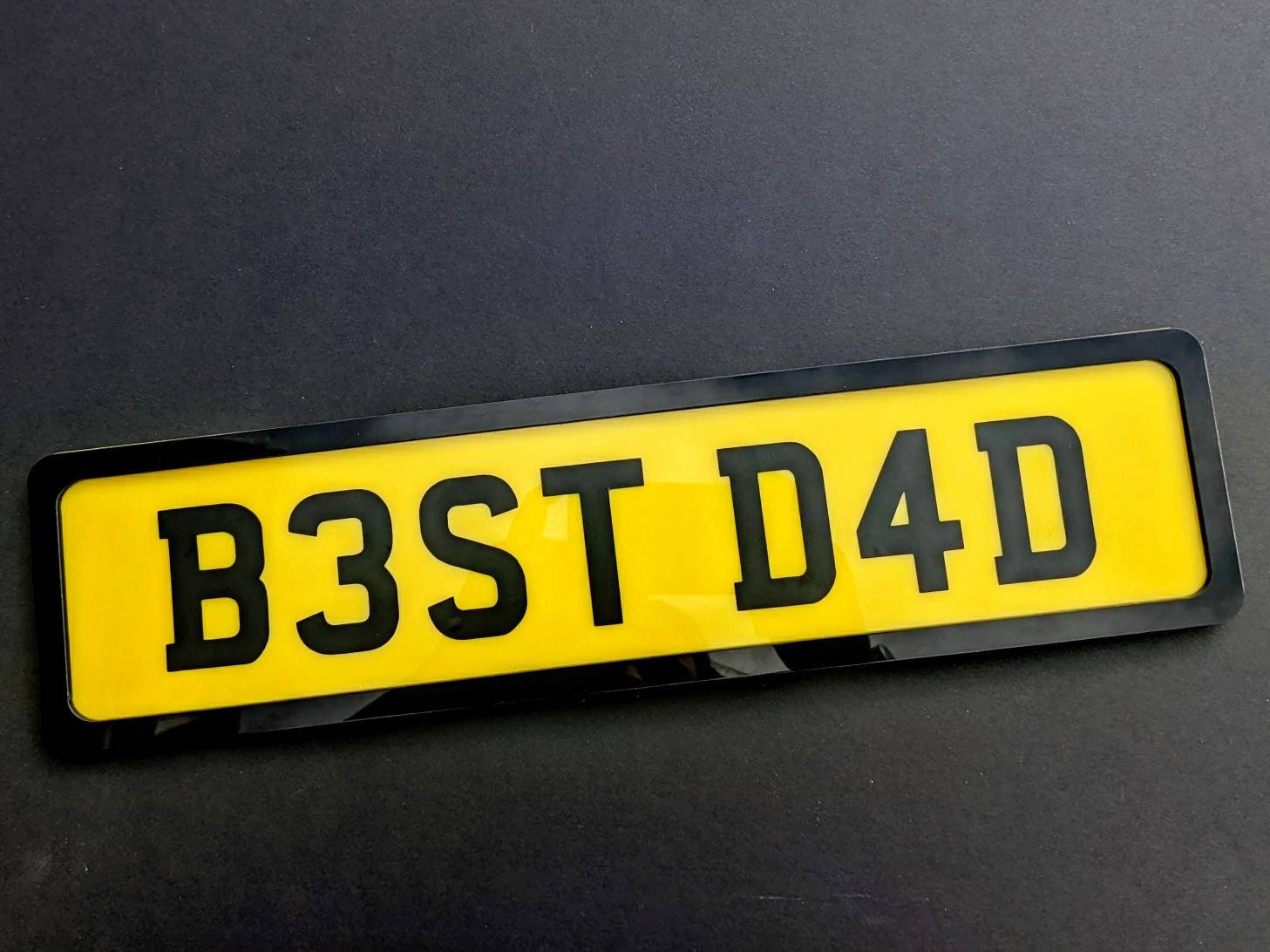 Personalised Car Number Plate Sign | Custom License Plate | Any Wording ...