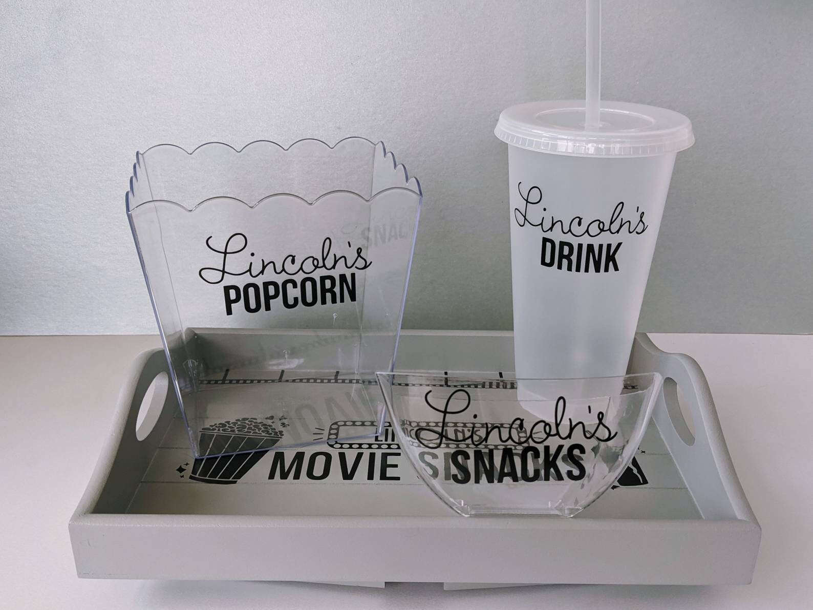 Personalised Movie Snacks Tray Film / Cinema Lover Christmas - Etsy UK