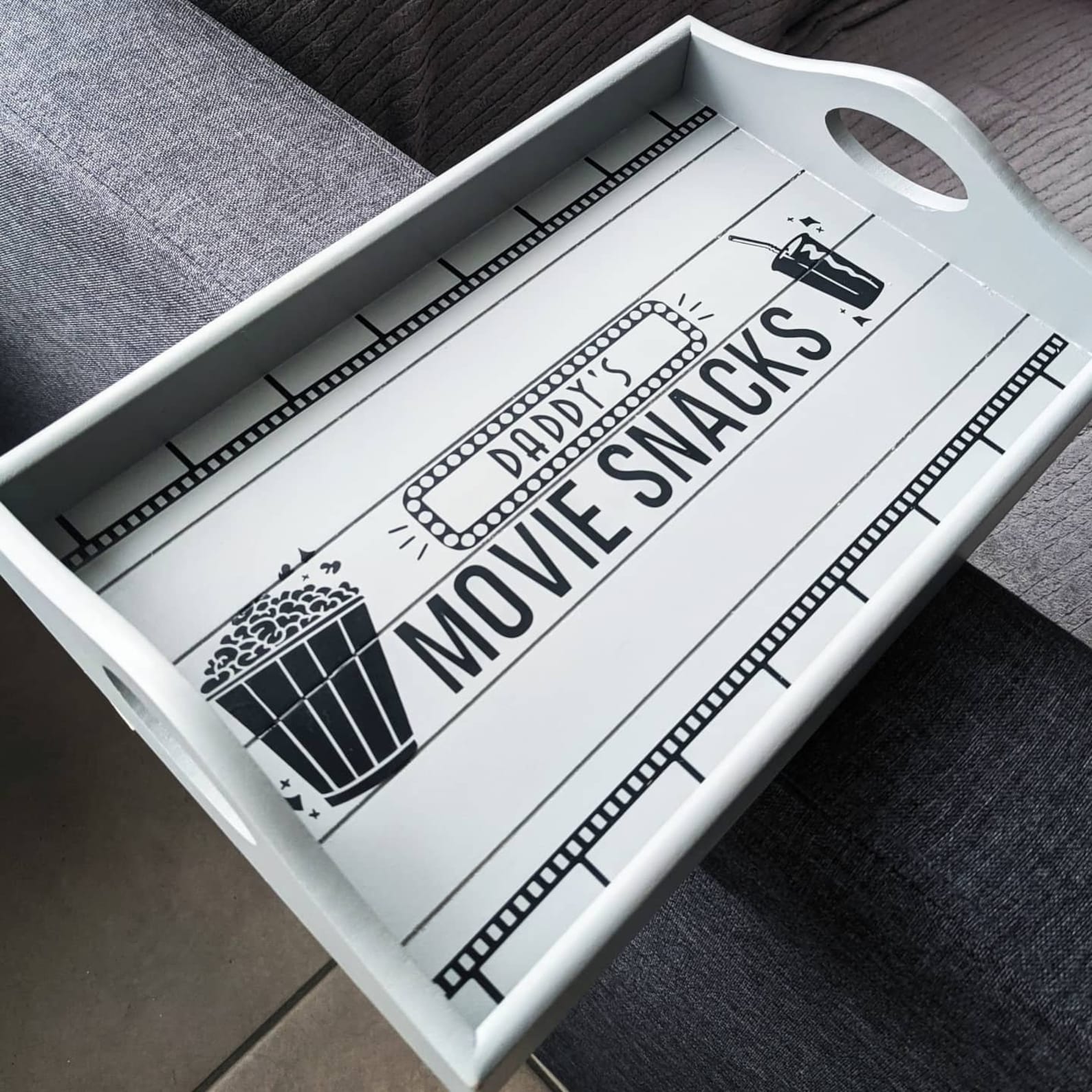 Personalised Movie Snacks Tray | Film / Cinema Lover Christmas Gift ...