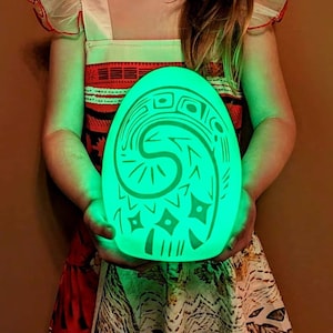 Enchanted Gem Moana Tafiti Heart Inspired Lamp Colour - Etsy