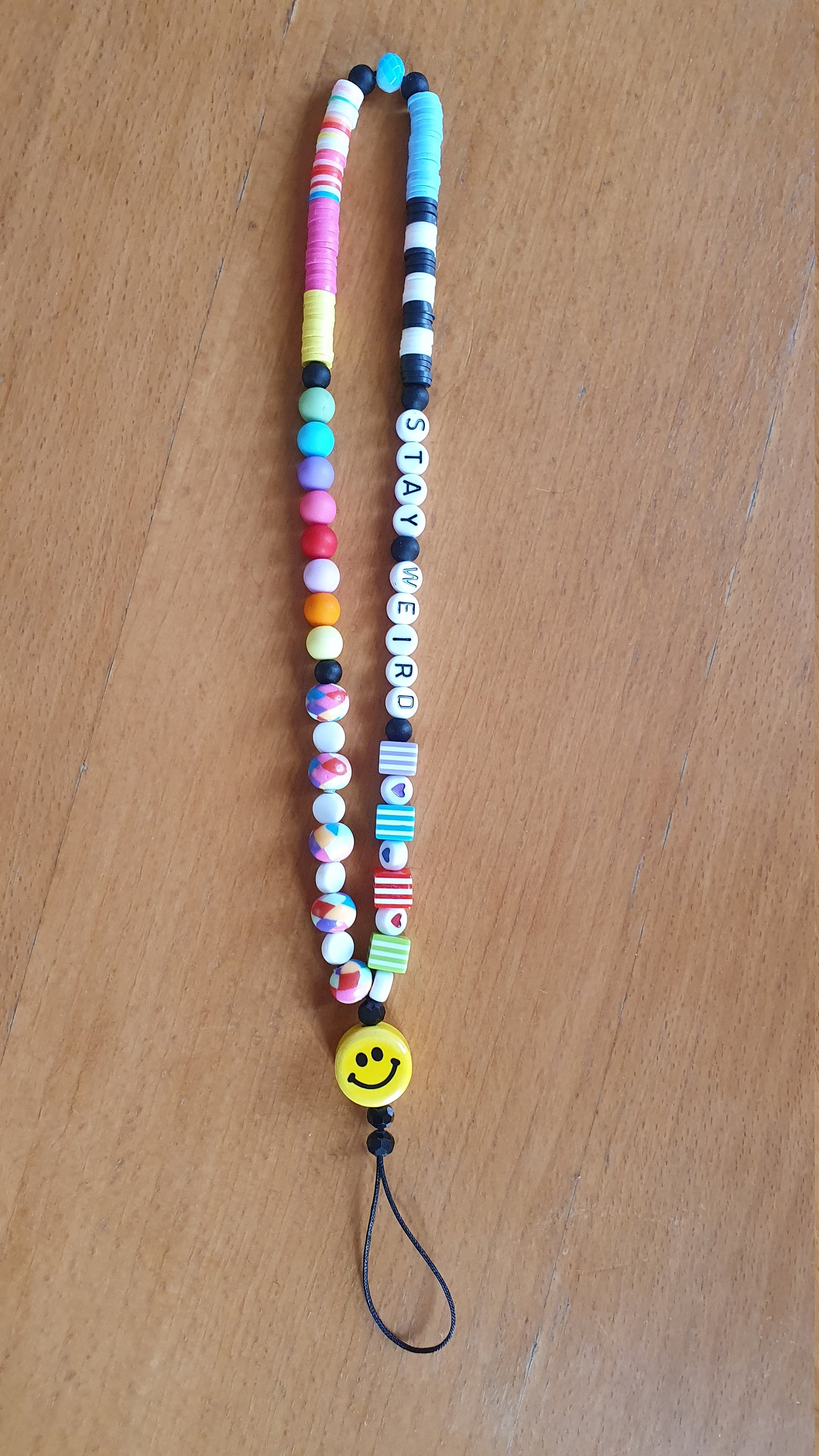 Phone strap phone accessories colourful beads strap wrist | Etsy