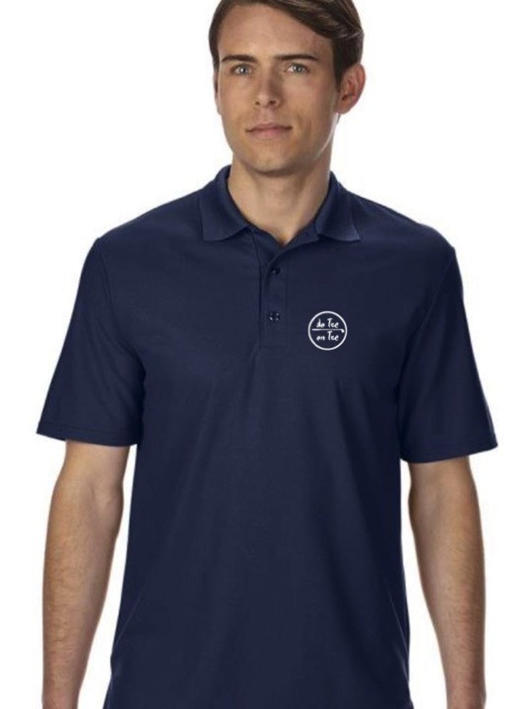 Polo técnico hombre DOBLE PIQUE LOGO De Tee En Tee varios colores ...