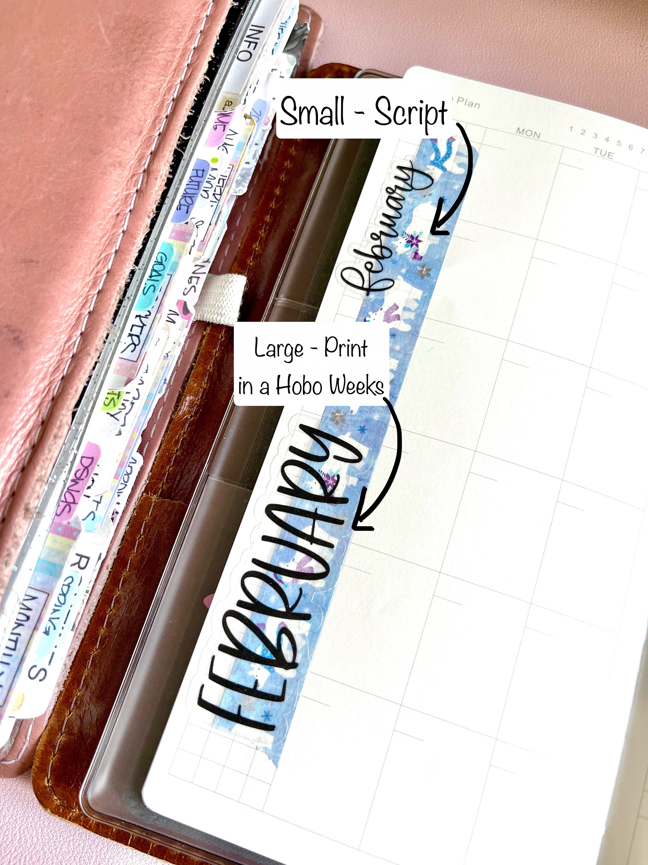 Monthly Scripts Mini Sheet Print or Script - Etsy