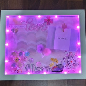 EDC - Light up LED Shadow Box Picture Frame (electric Daisy Carnival ...