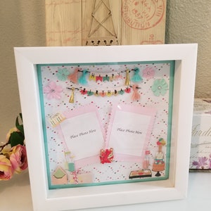 Happy Birthday - Light up LED Shadow Box Picture Frame - Etsy