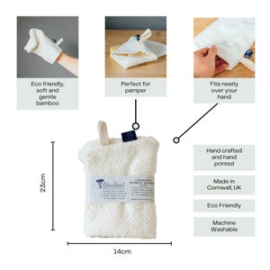 Luxurious Bamboo Shower Mitt - Etsy