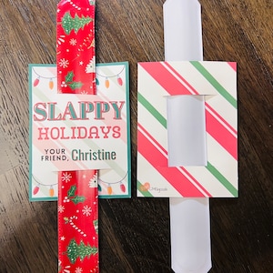 Holiday Slap Bracelets- *assembled & Personalized - Etsy