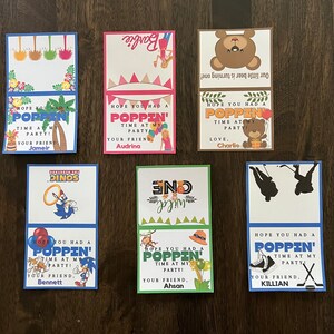 Birthday Favor Pop-it Keychains *assembled & Personalized* - Etsy