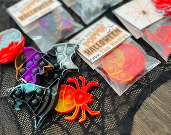 Christmas/holiday Pop-it Keychains assembled & Personalized - Etsy